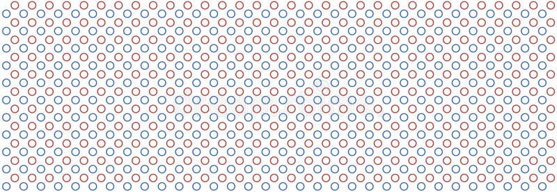 Abstract Vector Background with Red and Blue Dots Pattern Stock Vector ...