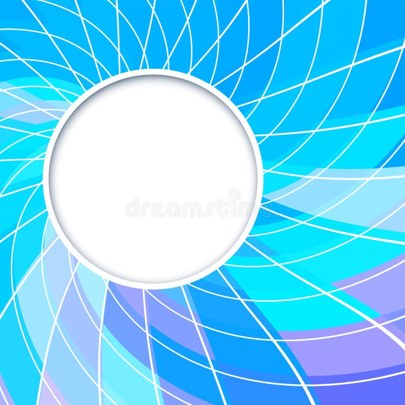 Abstract Vector Background. Round Frame. Stock Vector - Illustration of ...