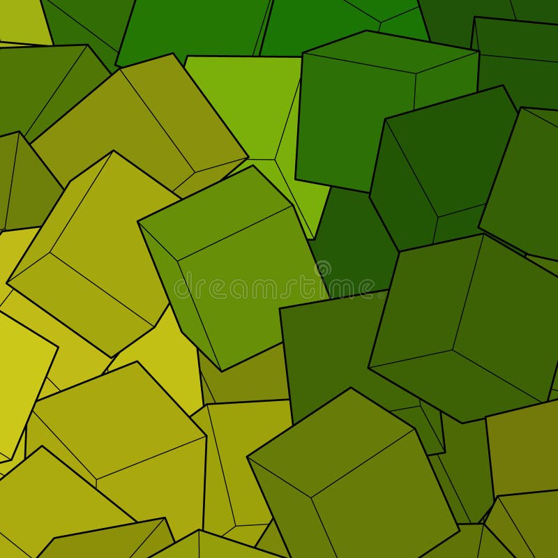 Abstract Background. Sample. Color Cubes. Eps 10 Stock Illustration ...
