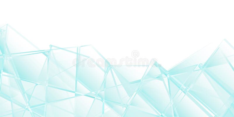 Abstract Vector Background, Translucent Triangular Splinters with ...