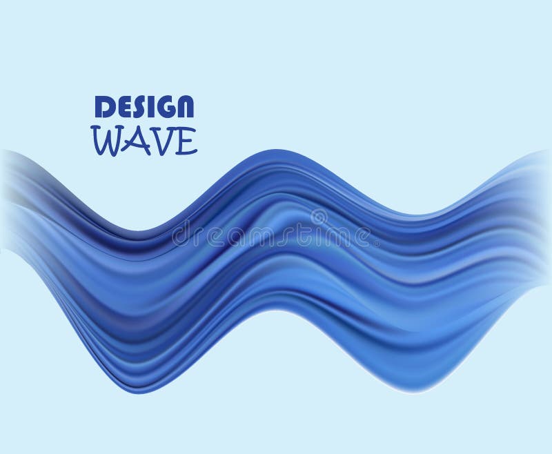 Abstract Vector Background, Transparent Waved Lines for Brochure, Flyer ...