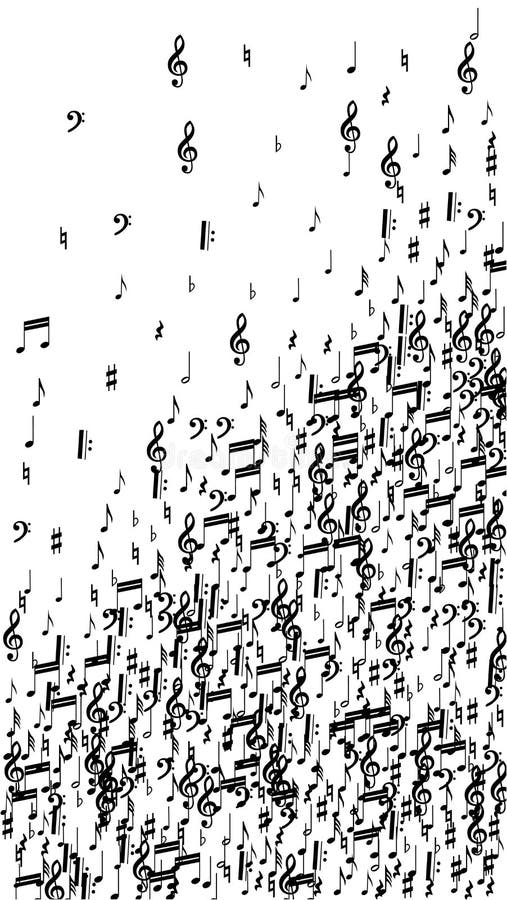 Musical Notes Vertical Orientation Stock Illustrations – 24 Musical ...