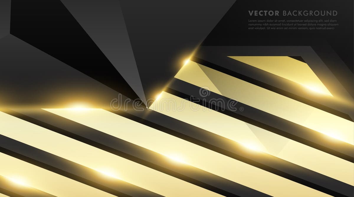 Black Gold Polygon Background Stock Illustrations – 15,580 Black Gold ...