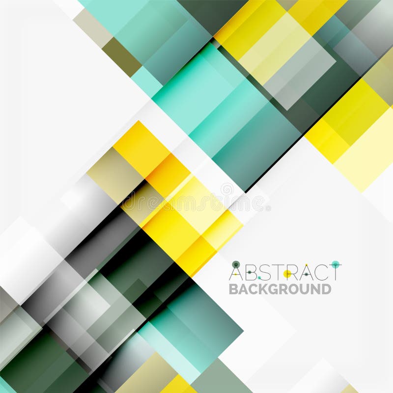 Abstract Blocks Template Design Background, Simple Geometric Shapes ...