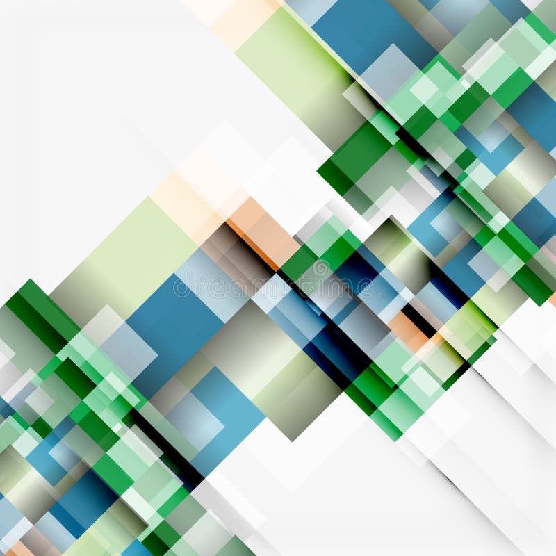 Abstract Blocks Template Design Background, Simple Geometric Shapes on ...