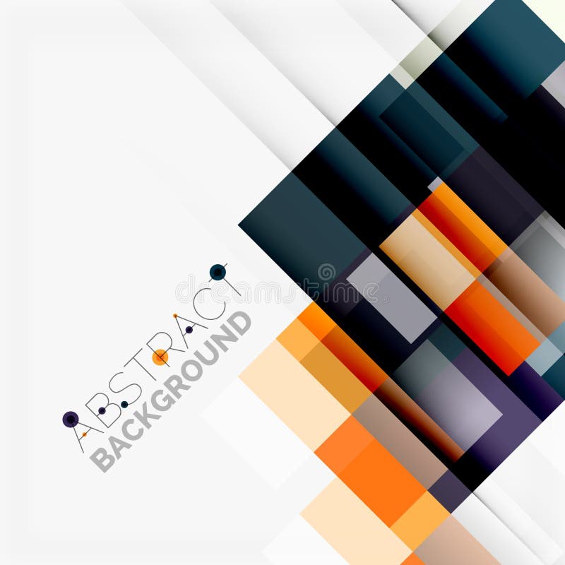 Abstract Blocks Template Design Background, Simple Geometric Shapes ...