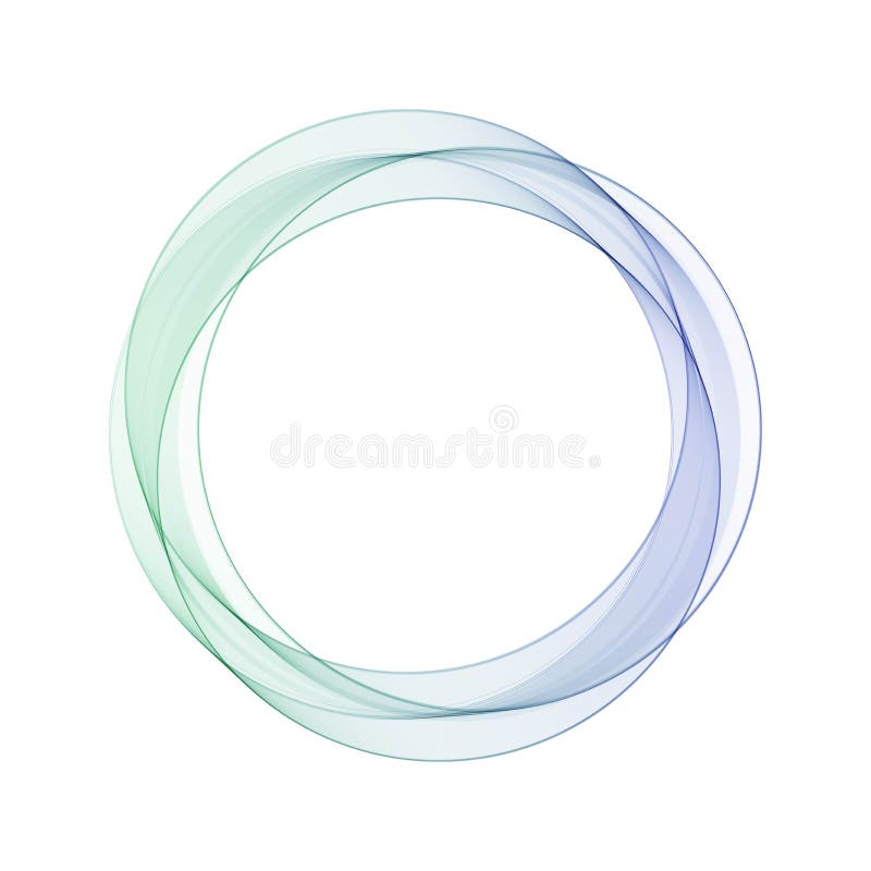 Abstract Vector Blue Circle. Advertising Layout. Eps 10 Stock Vector ...