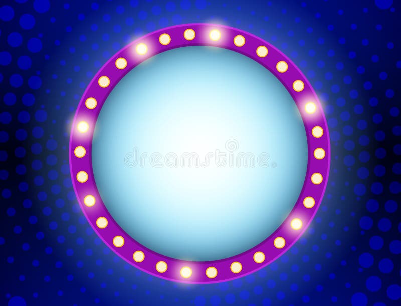 Abstract Vector Blue Geometric Twist Background with Round Banner Stock ...