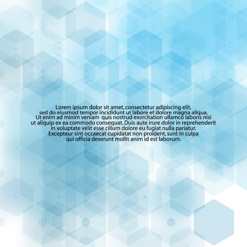 Abstract Vector Blue Hexagon Background. Poly Style. Eps 10 Stock ...