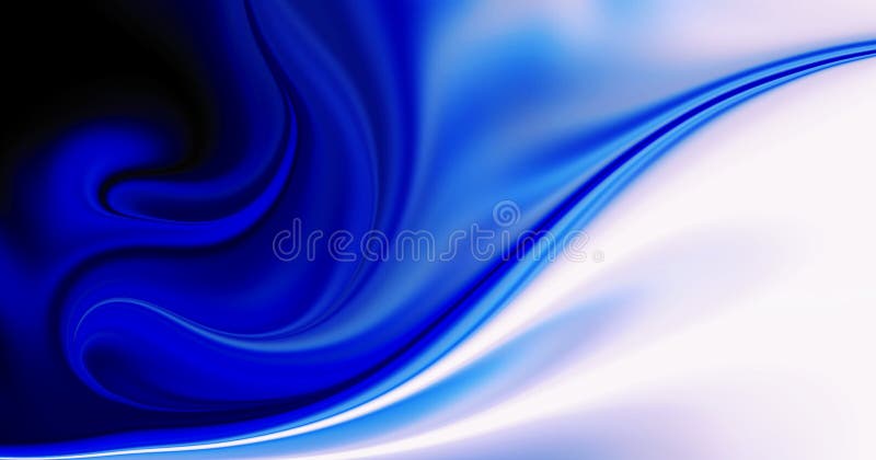 Abstract Vector Blue Shaded Wavy Background with Lighting Effect ...