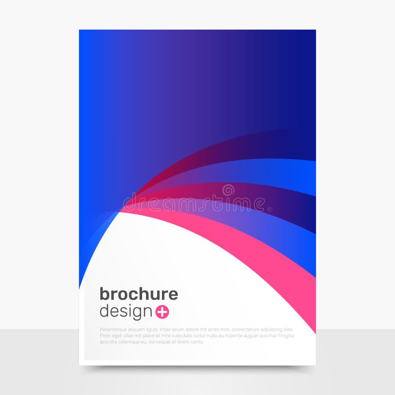 Abstract Vector Brochure Design. Creative Vector Brochure Mockup ...