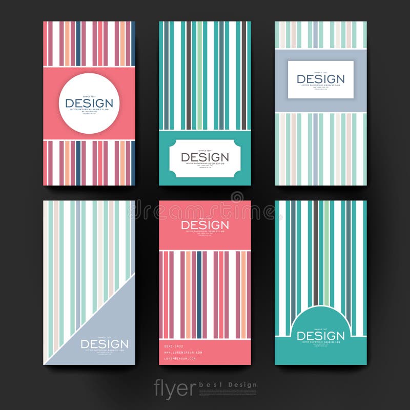 Abstract Vector Brochure Template. Flyer Layout Stock Vector ...