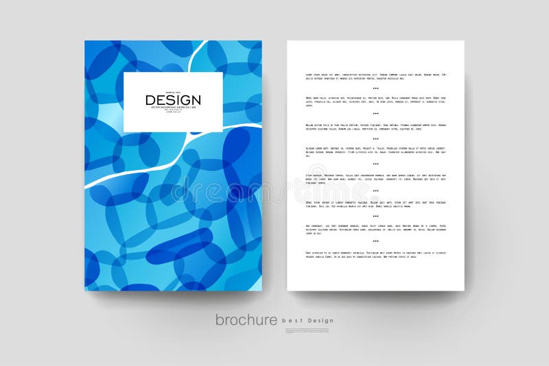 Abstract Vector Brochure Template. Flyer Layout Stock Vector ...