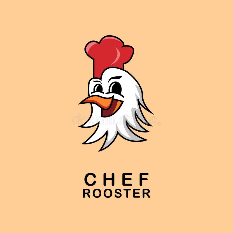 Abstract Vector Chef Rooster Logo Icon Stock Vector - Illustration of ...