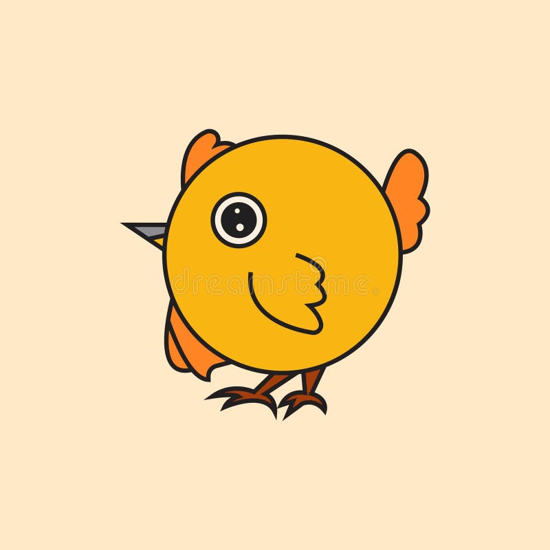 Abstract Vector Chick Logo Icon Stock Vector - Illustration of chicken ...