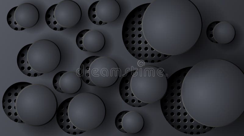 Abstract Vector Circle Background with Holes . Design Eps 10 Stock ...