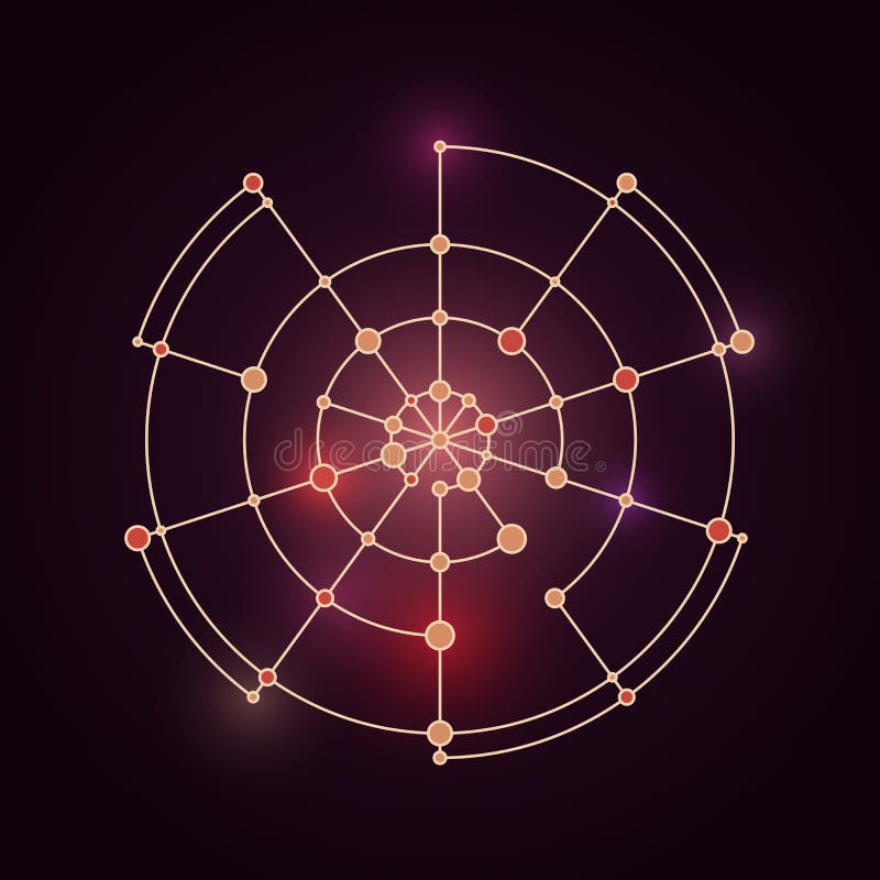 Abstract vector circle stock vector. Illustration of layout - 88155230