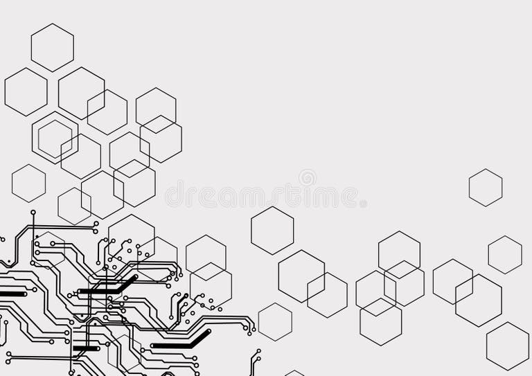 Circuit Hexagon Background Design Stock Illustrations – 7,133 Circuit ...