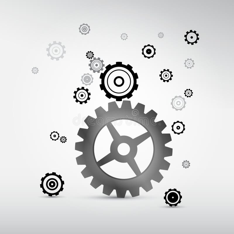 Abstract Vector Cogs - Gears Stock Vector - Illustration of cogwheel ...