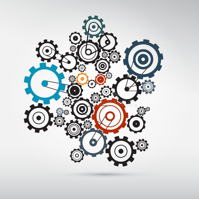 Cogs Banner Blue Grey Stock Illustrations – 32 Cogs Banner Blue Grey ...