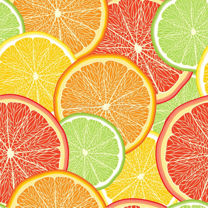 Orange Text Made from Slices of Citrus Stock Vector - Illustration of ...
