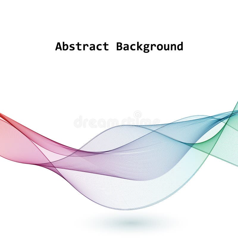 Abstract Vector Color Wave. Presentation Layout. Eps 10 Stock Vector ...