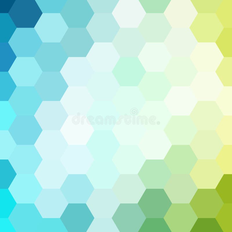 Abstract Vector Colorful Hexagonal . Geometric Design. Eps 10 Stock ...