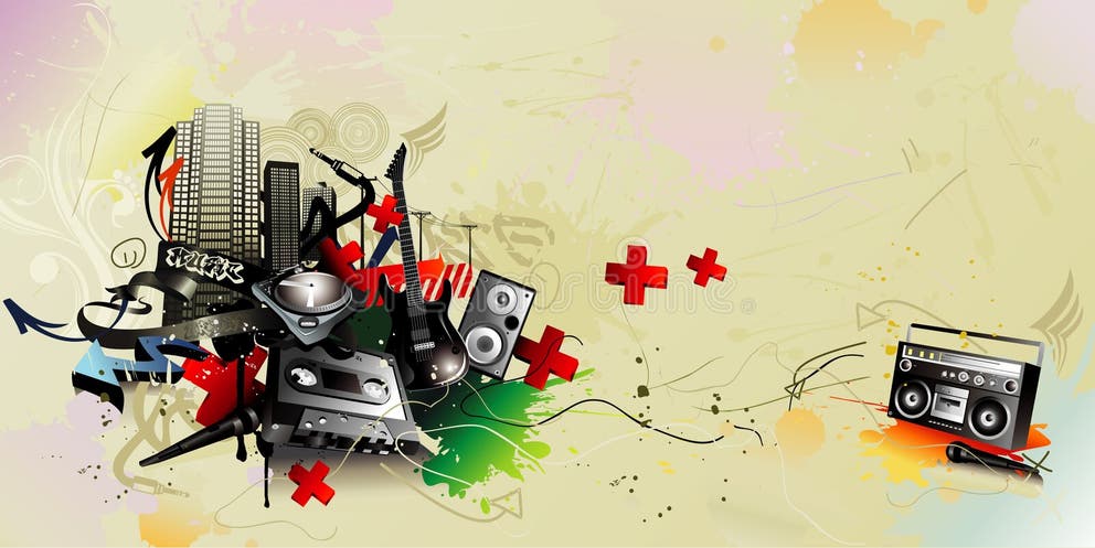 Abstract Vector Color Composition Illustration Stock Illustrations ...