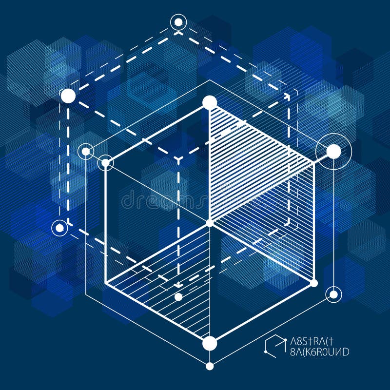 Abstract Vector Composition with Simple Geometric Figures, Symbols, Art ...