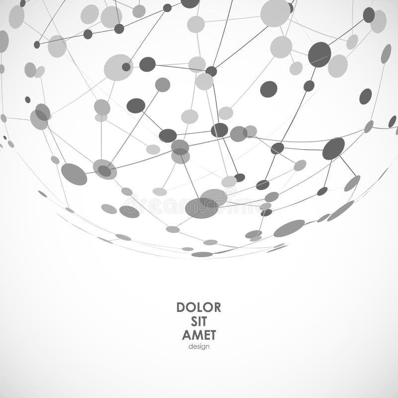 Abstract Vector Connect Circle with Molecular Structure Stock Vector ... Abstract Vector Connect Circle with Molecular Structure Stock Vector ...