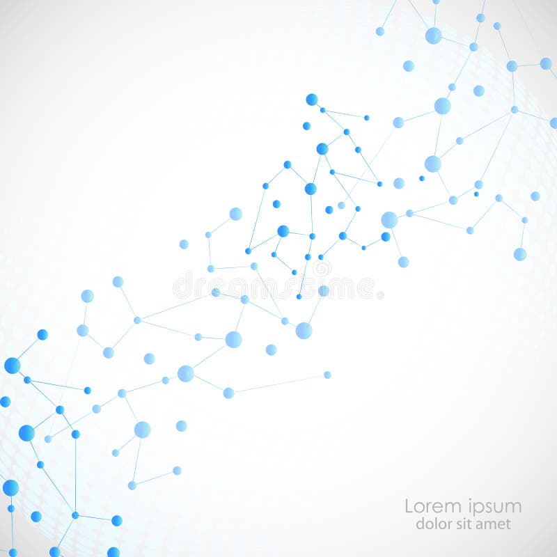 Connect Circle and Point with Intersections Stock Vector - Illustration ...