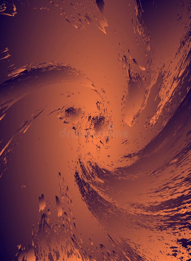 Abstract Vector Cosmic Psychedelic Dark Blue Golden Gradient Background ...