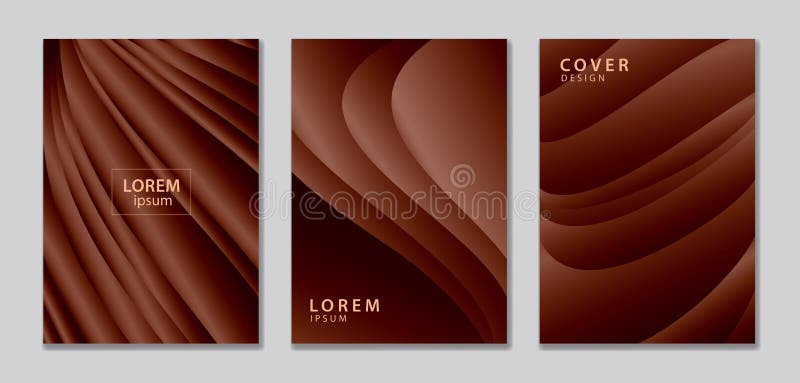 Abstract Vector Covers Design Template. Brown Cover Template. Gradient ...