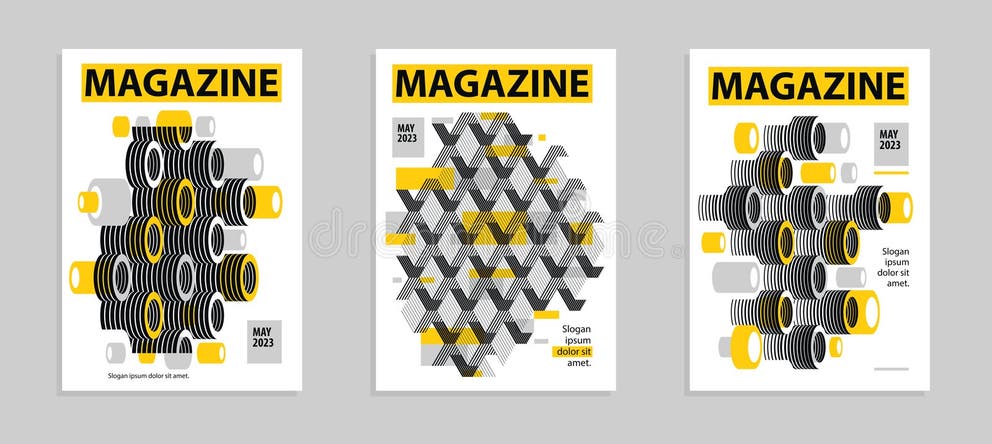 Abstract Vector Covers and Posters with 3D Isometric Cubes Blocks ...