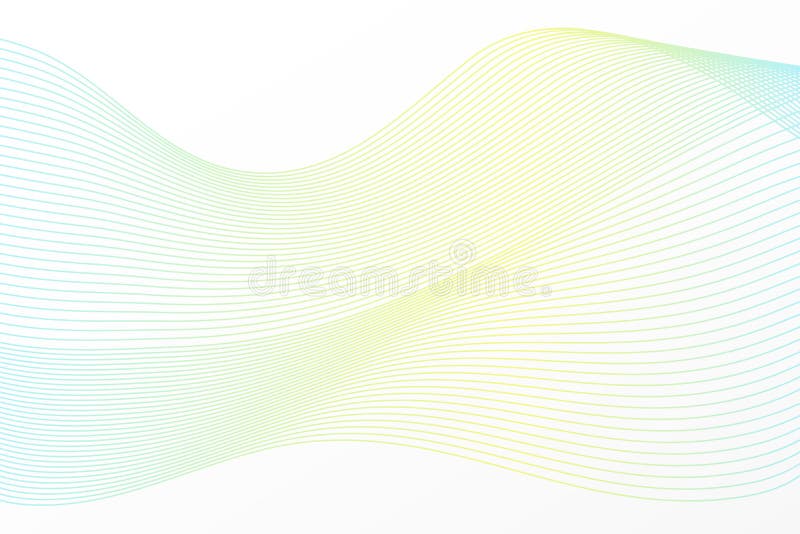 Abstract Vector Curve Pattern. Yellow and Blue Gradient Wave Background ... Abstract Vector Curve Pattern. Yellow and Blue Gradient Wave Background ...