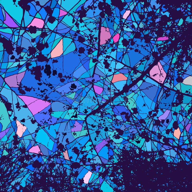 Abstract Vector Dark Blue Color Background Stock Vector - Illustration ...