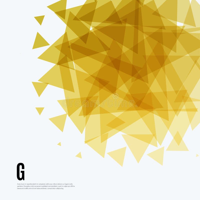 Abstract Vector Design Background with Triangles Stock Vector ...