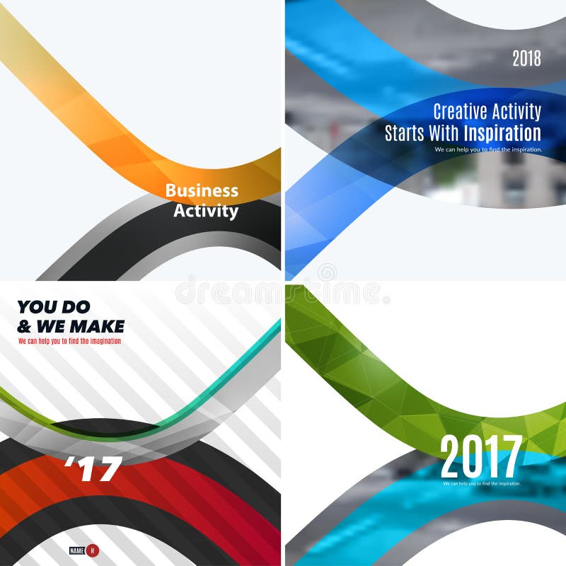 Abstract Vector Design Elements for Graphic Layout. Stock Vector ...