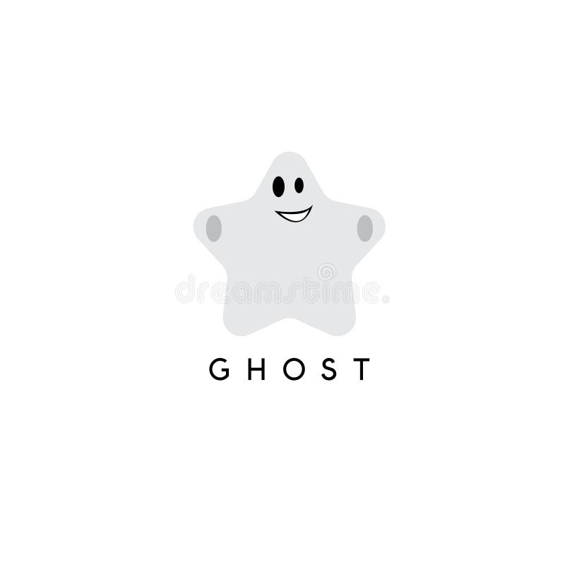 Abstract Vector Design Template of Ghost Stock Vector - Illustration of ...