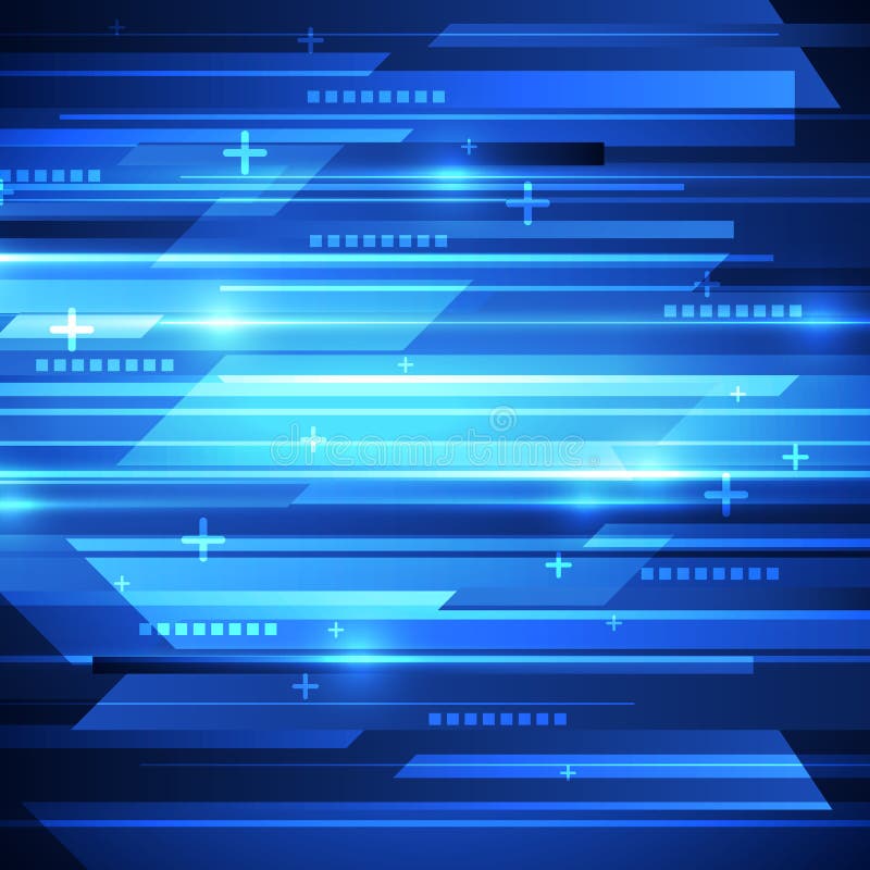 Abstract Vector Digital Future Technology Background Illustration Stock ...