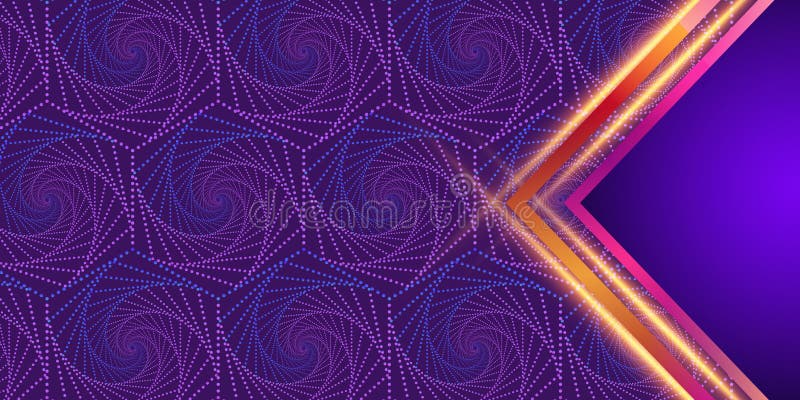 Abstract Vector Dots Spiral Pattern Blue Background Illustration with ...