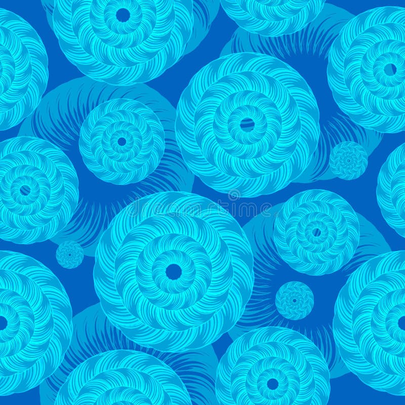 Abstract Vector Endless Pattern of Circles. Stock Vector - Illustration ...