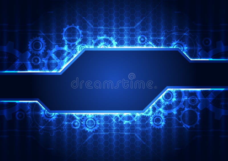 Abstract Vector Engineering Technology Background, Illustration Stock ...