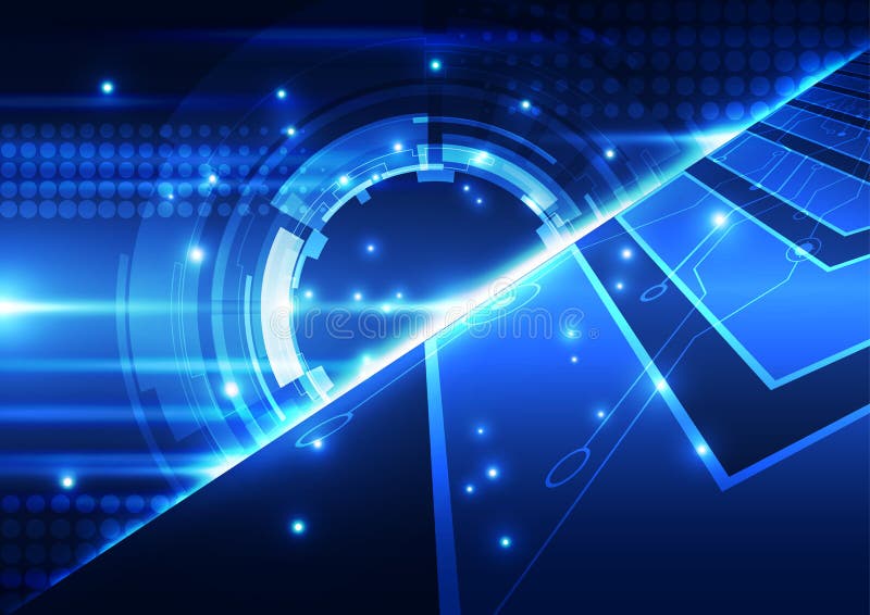 Abstract Vector Engineering Technology Background, Illustration Stock ...