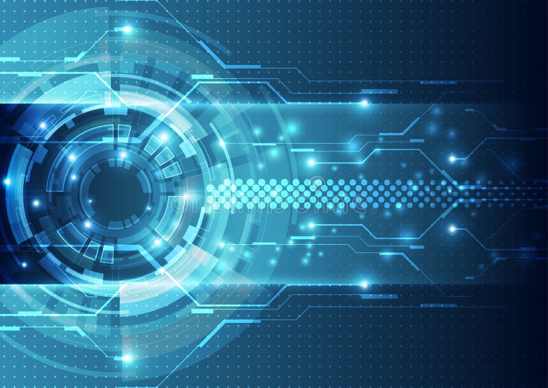 Engineering Technology Vector Wallpaper Made with Circles and Lines ...