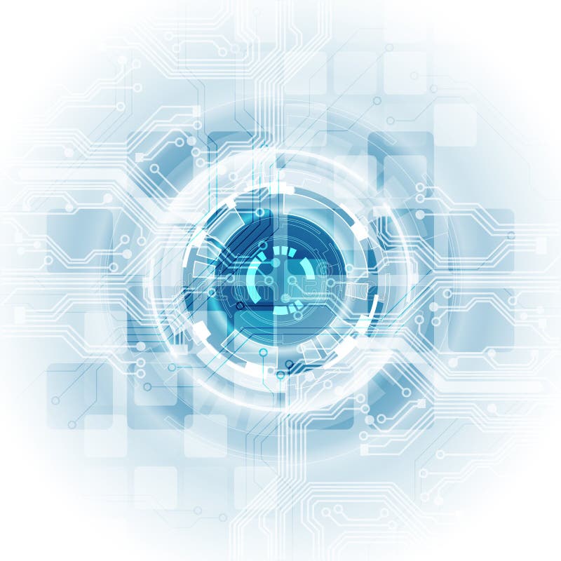 Abstract Vector Engineering Technology Background, Illustration Stock ...