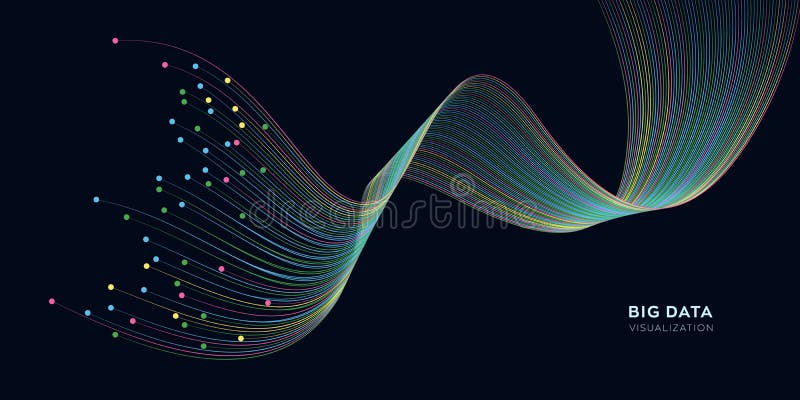Abstract Vector Explosion Colorful Lines Equalizer Isolated Technology ...