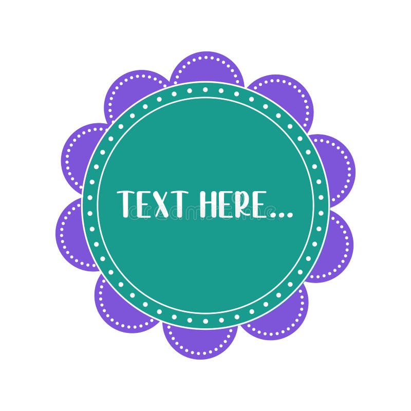 Abstract Vector Frame with Pastel Colour Text Here Stock Vector ...