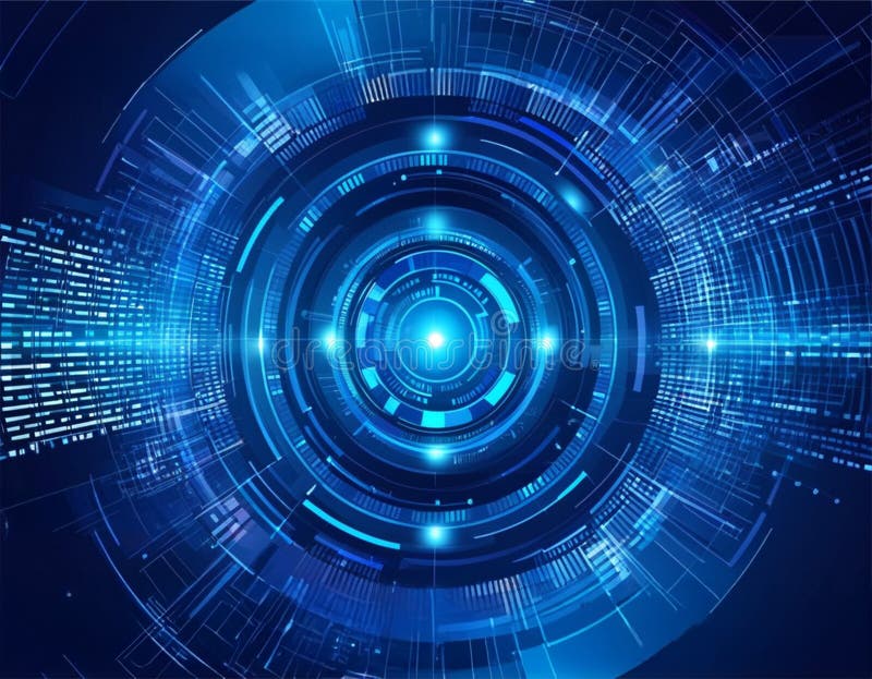 Abstract Vector Future Internet Technology Background Illustration ...