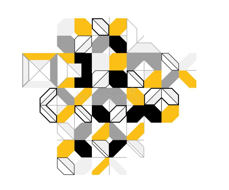 Abstract Vector Geometric Background, Tech Engineering Look Like Shapes ...